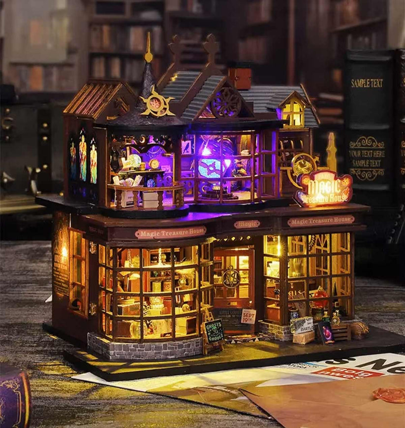 Magic Treasure House DIY Book Nook Kit | NookSaga